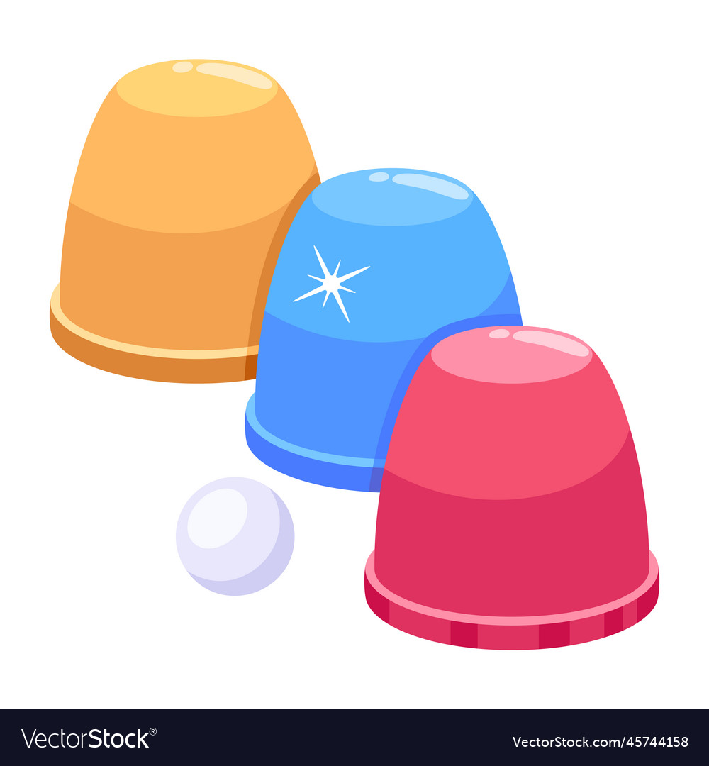 Cups magic Royalty Free Vector Image - VectorStock