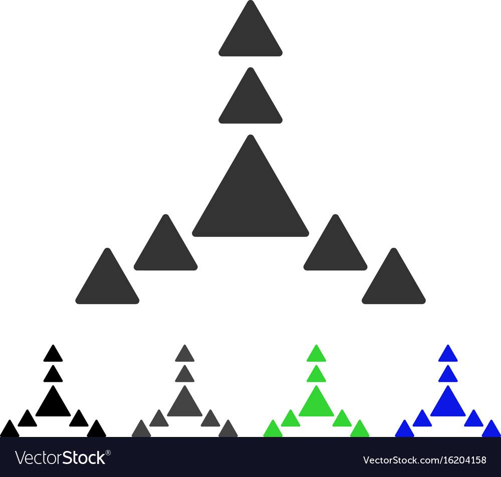 Direction triangles flat icon Royalty Free Vector Image