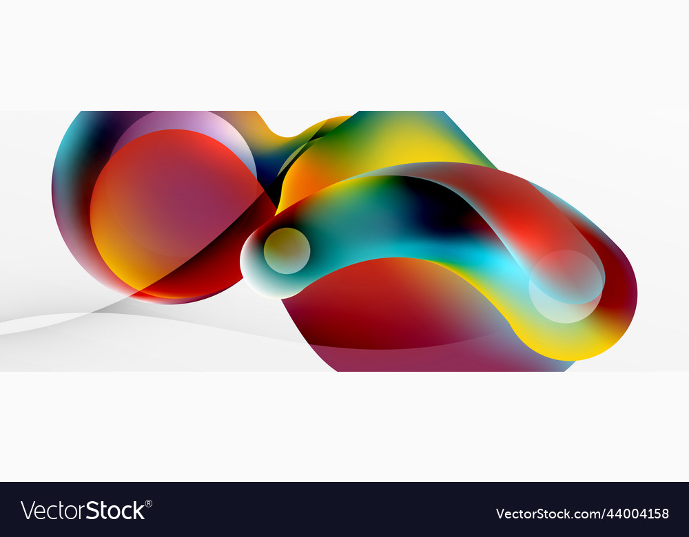Fluid abstract background liquid color gradients Vector Image