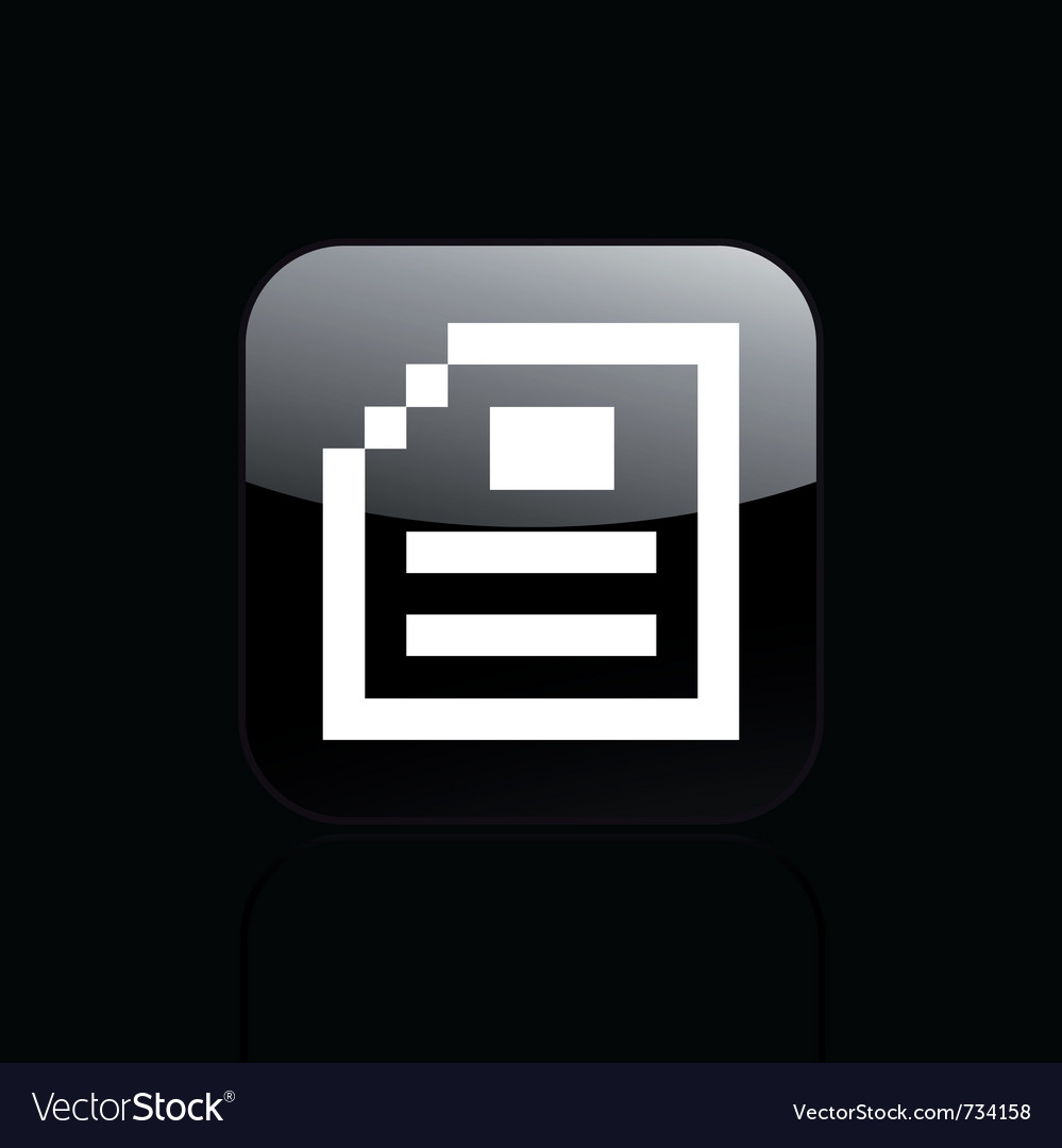 Pixel computer icon Royalty Free Vector Image - VectorStock