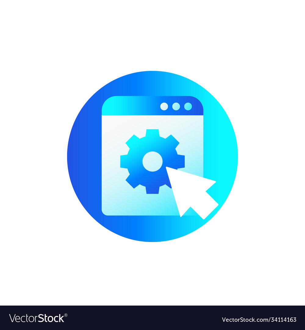 Admin panel website icon Royalty Free Vector Image
