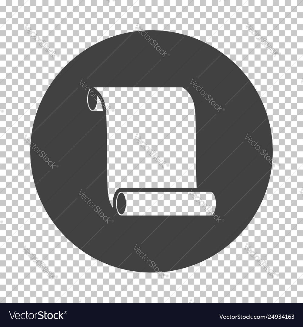 Canvas scroll icon Royalty Free Vector Image - VectorStock