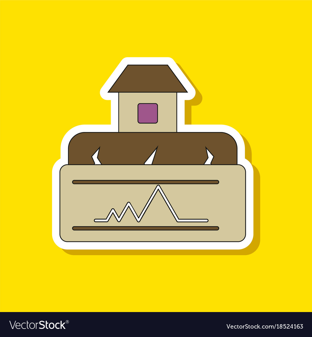 Paper Sticker On Stylish Background Natural Vector Image