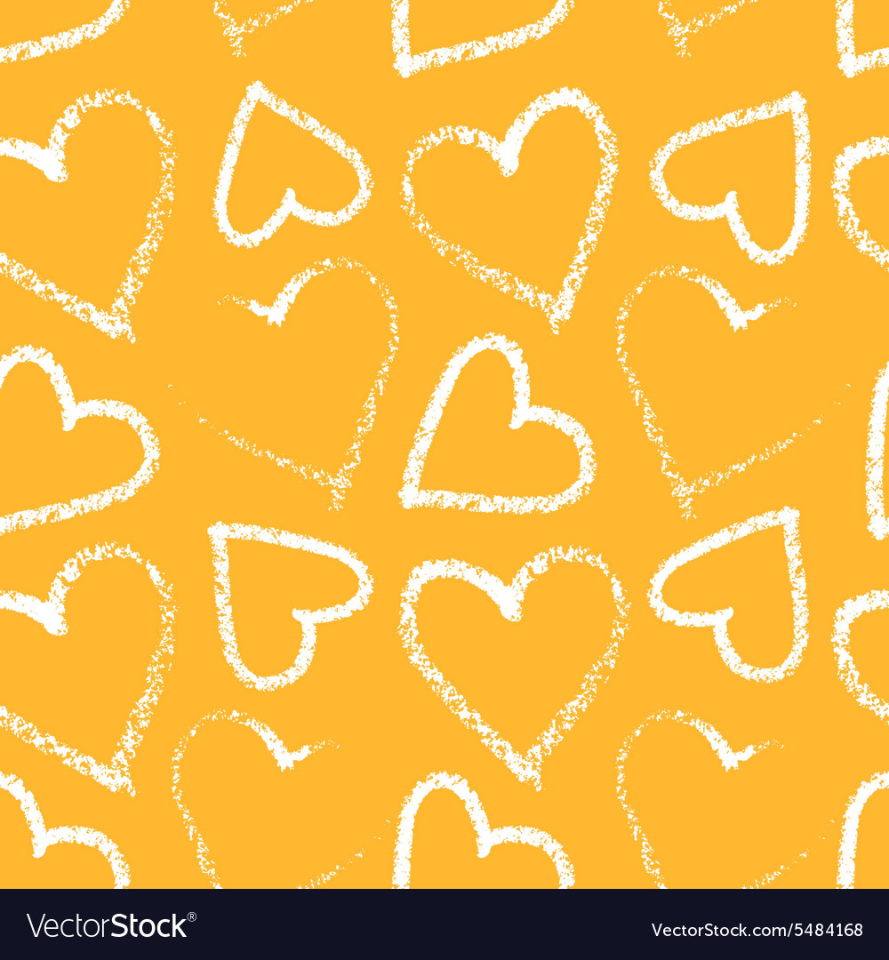 Heart seamless pattern Royalty Free Vector Image