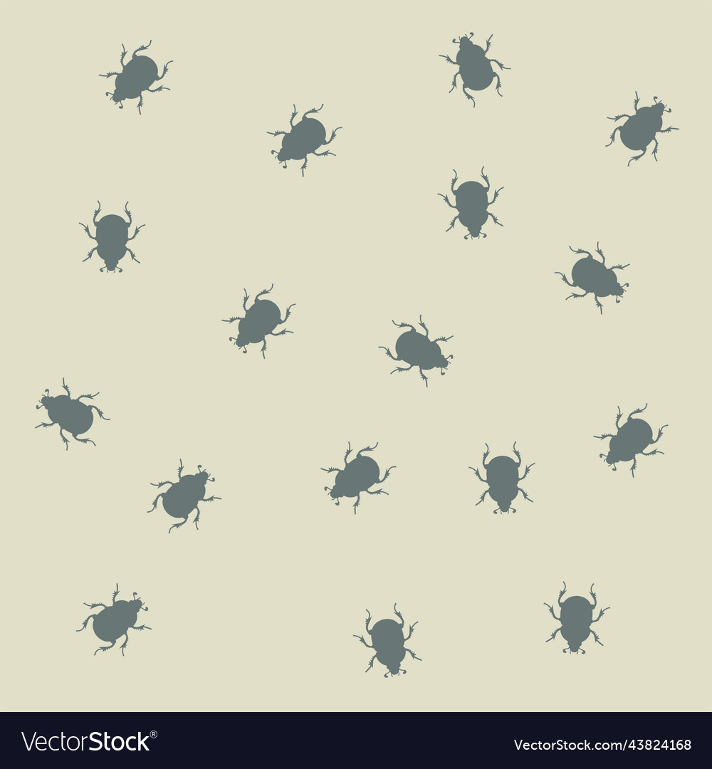 Insect pattern Royalty Free Vector Image - VectorStock