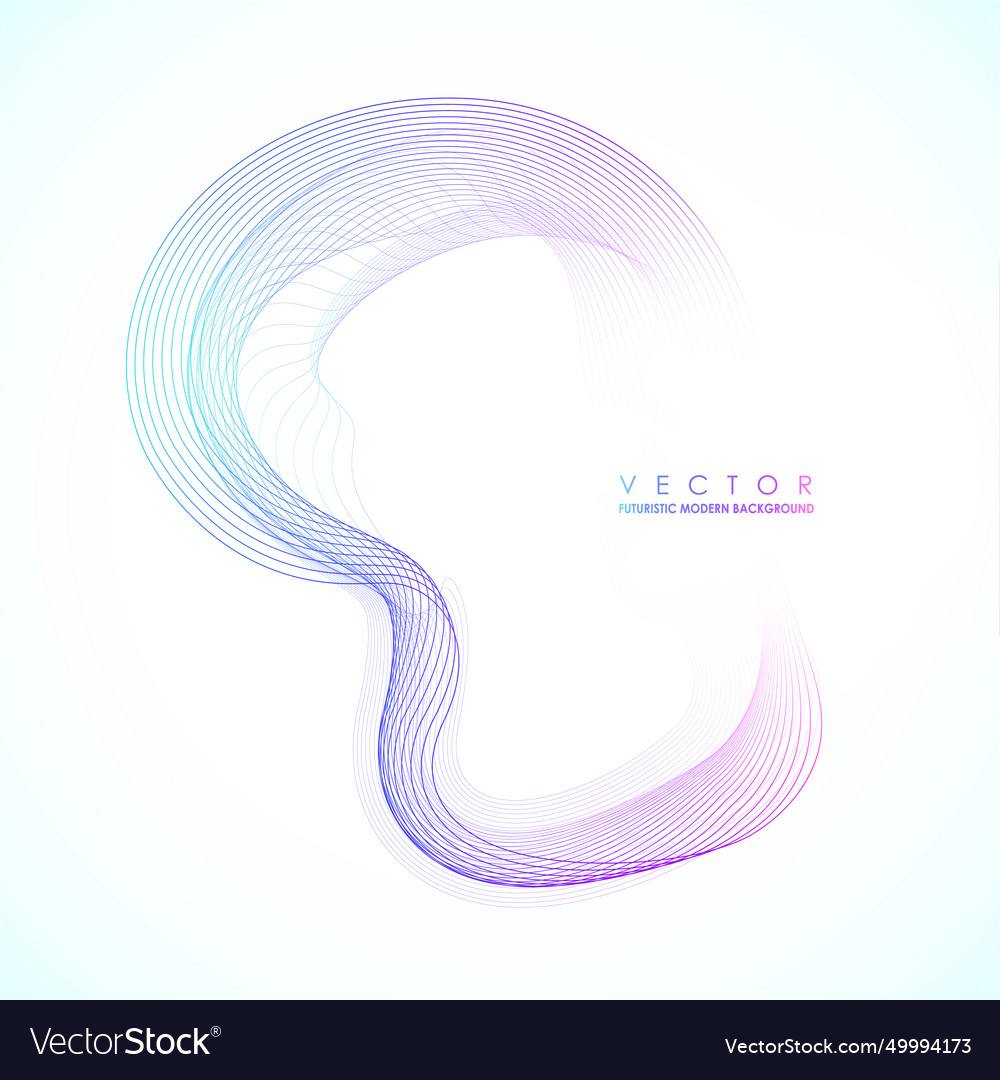 Abstract wave lines Royalty Free Vector Image - VectorStock
