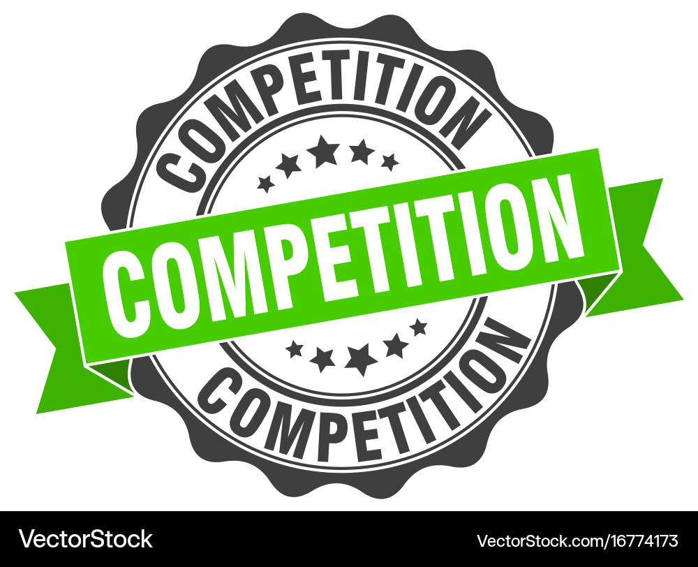 Competition stamp sign seal Royalty Free Vector Image