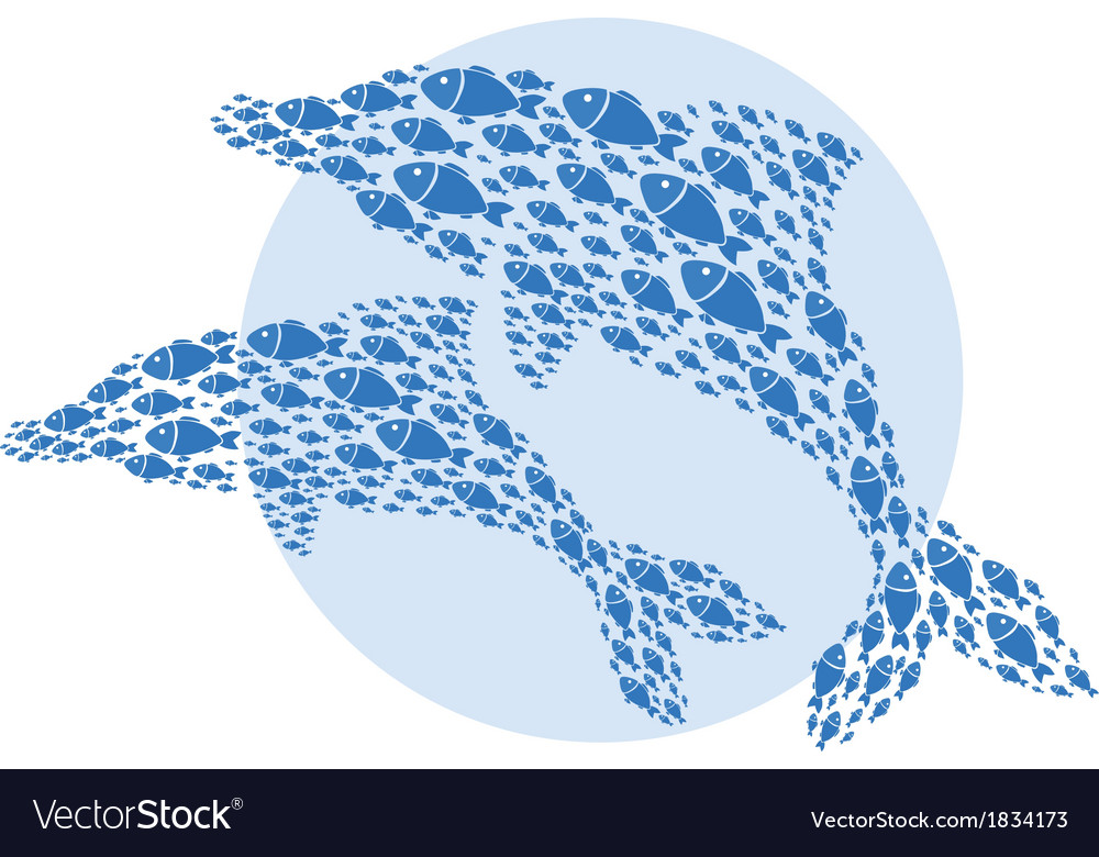 Dolphin Royalty Free Vector Image - VectorStock