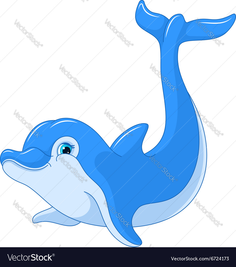 Dolphin Royalty Free Vector Image - VectorStock