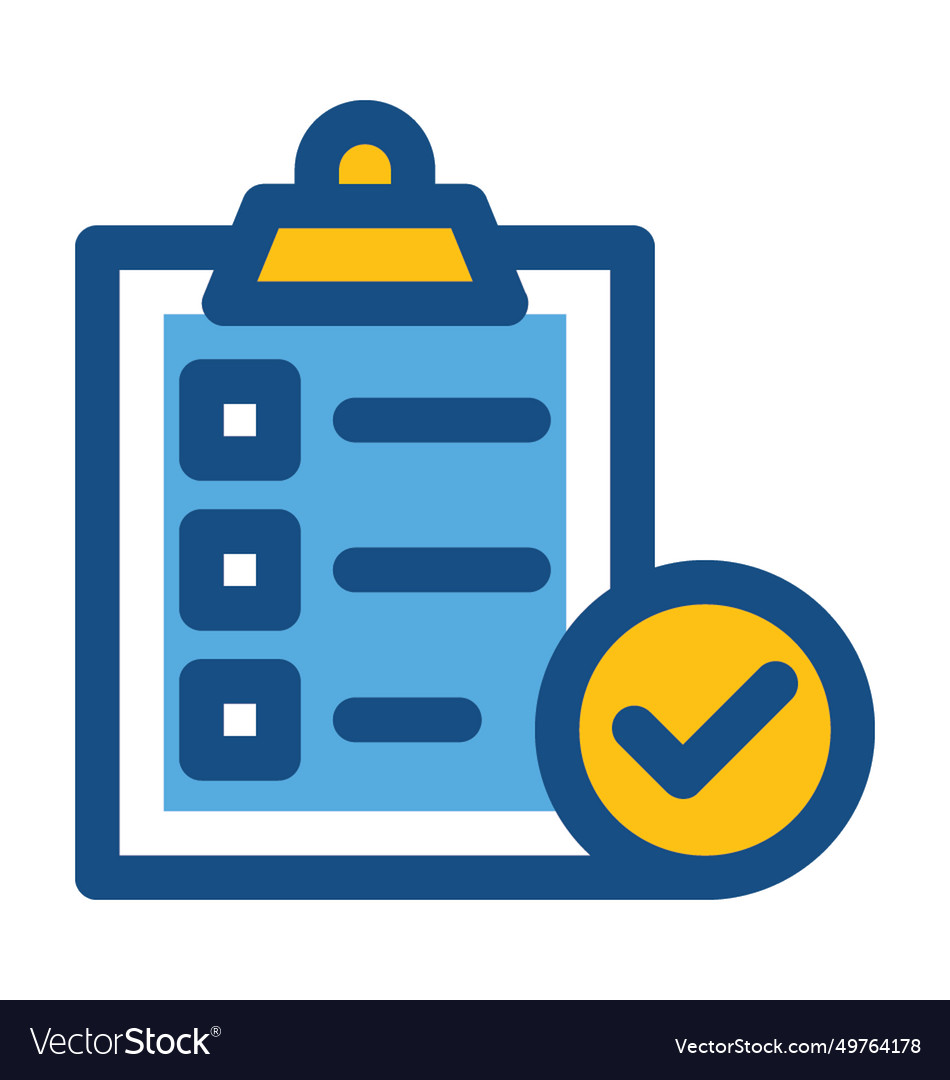 Checklist icon Royalty Free Vector Image - VectorStock