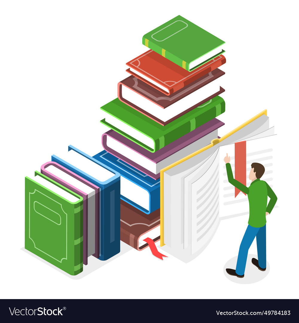 3d isometric flat of Royalty Free Vector Image