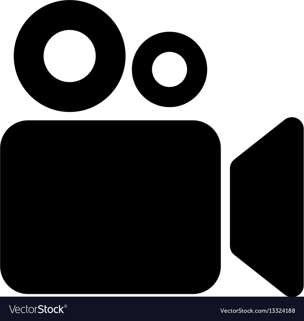 Cinema camcorder symbol Royalty Free Vector Image