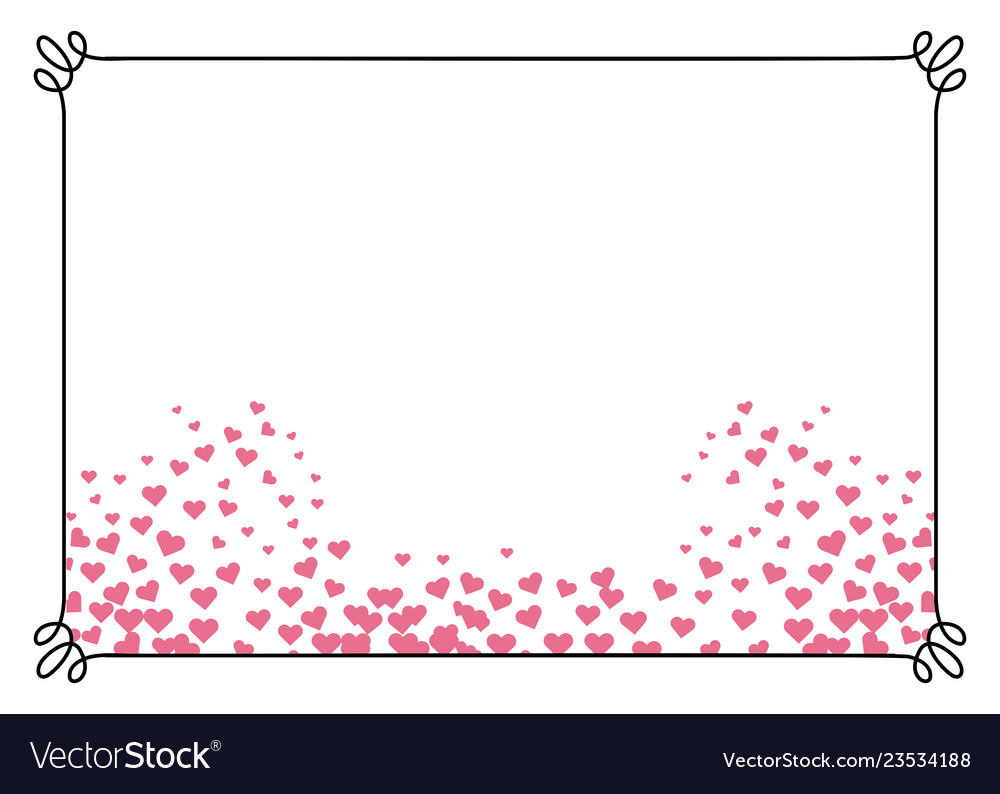 Curvy inline frame Royalty Free Vector Image - VectorStock