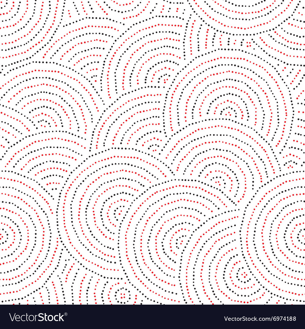 Dotted Seamless Pattern Royalty Free Vector Image