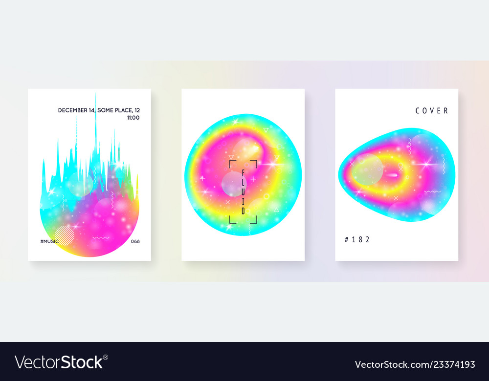 Fluid shape with dynamic elements Royalty Free Vector Image