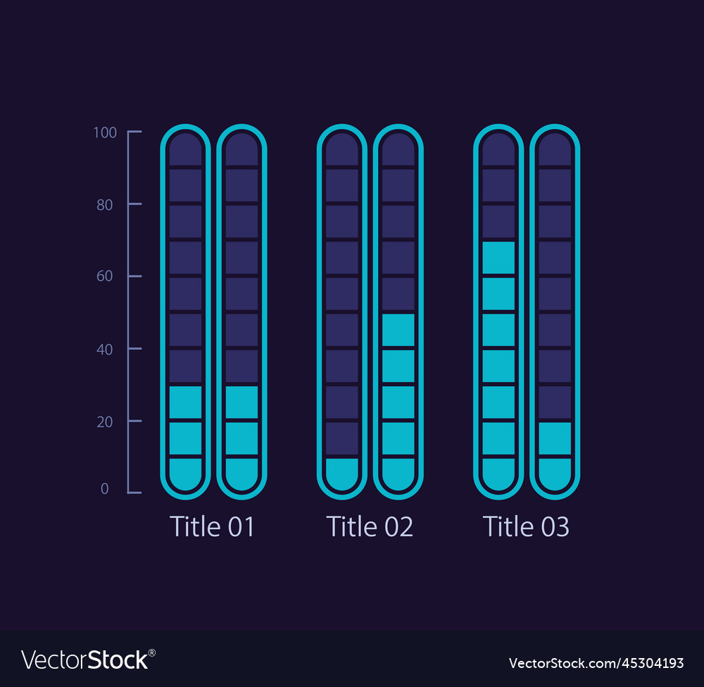 Grouped fragmented infographic chart design Vector Image Grouped fragmented infographic chart design Vector Image