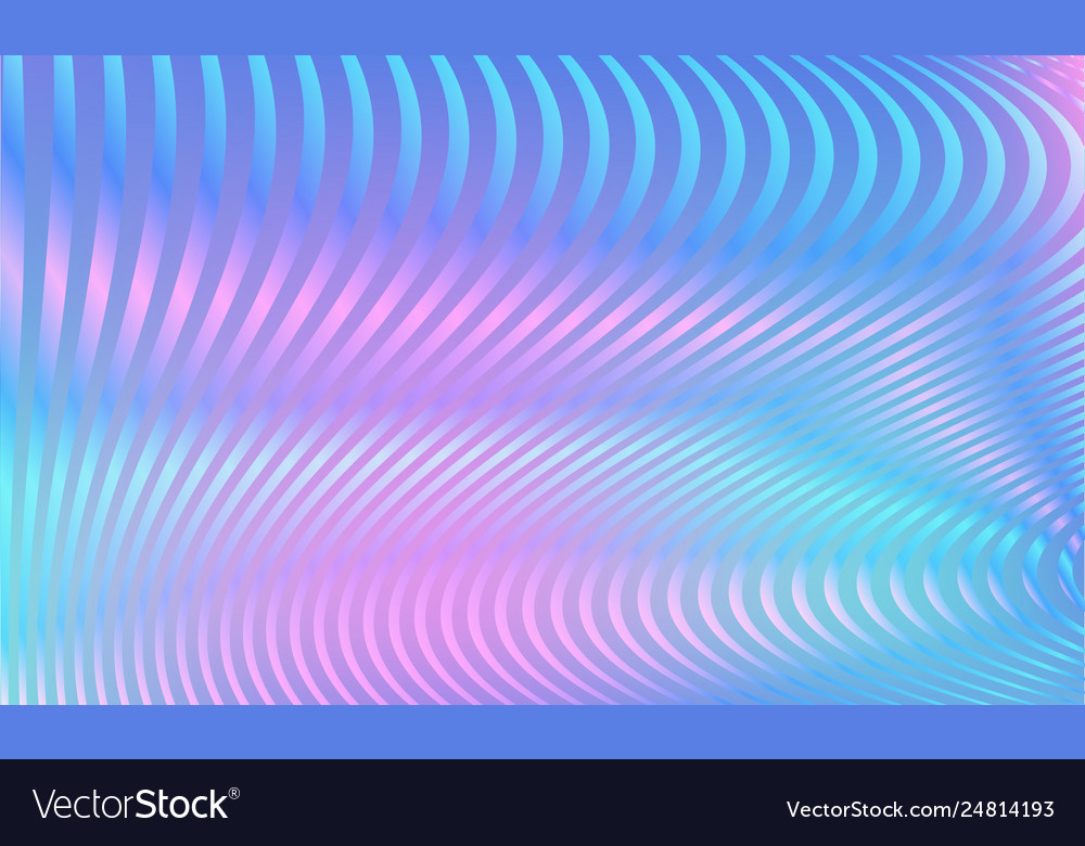 Holographic neon background iridescent soft Vector Image