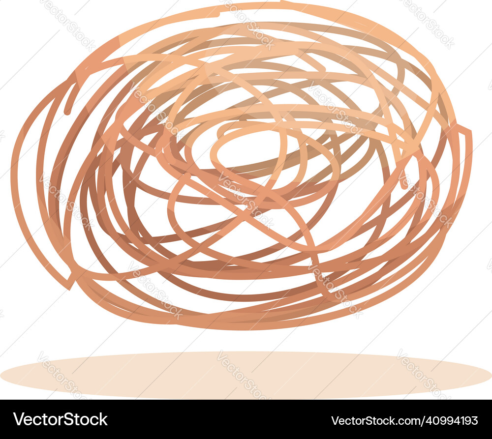 Rolling tumbleweed icon cartoon desert Royalty Free Vector