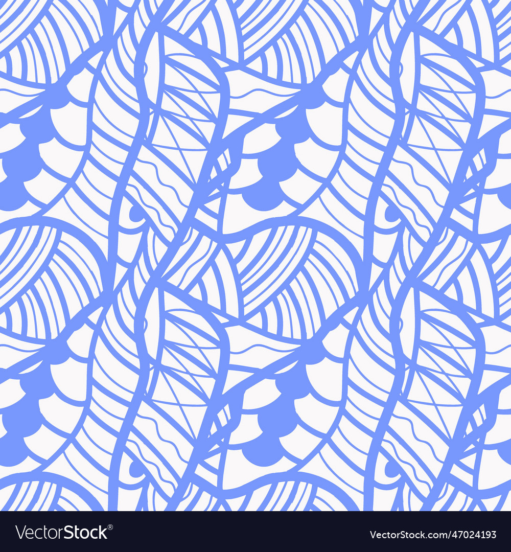 Seamless pattern with a simple abstract drawing Vector Image