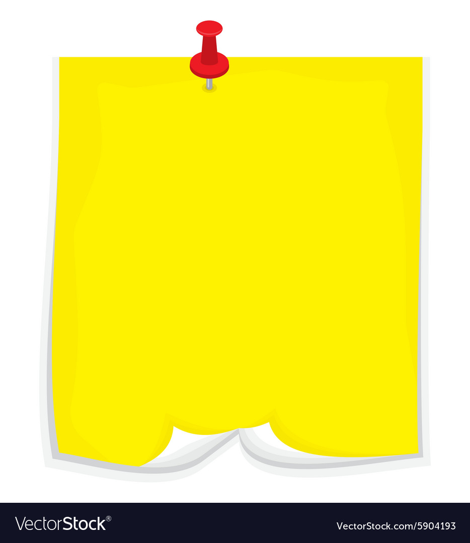 Sticky note2 Royalty Free Vector Image - VectorStock