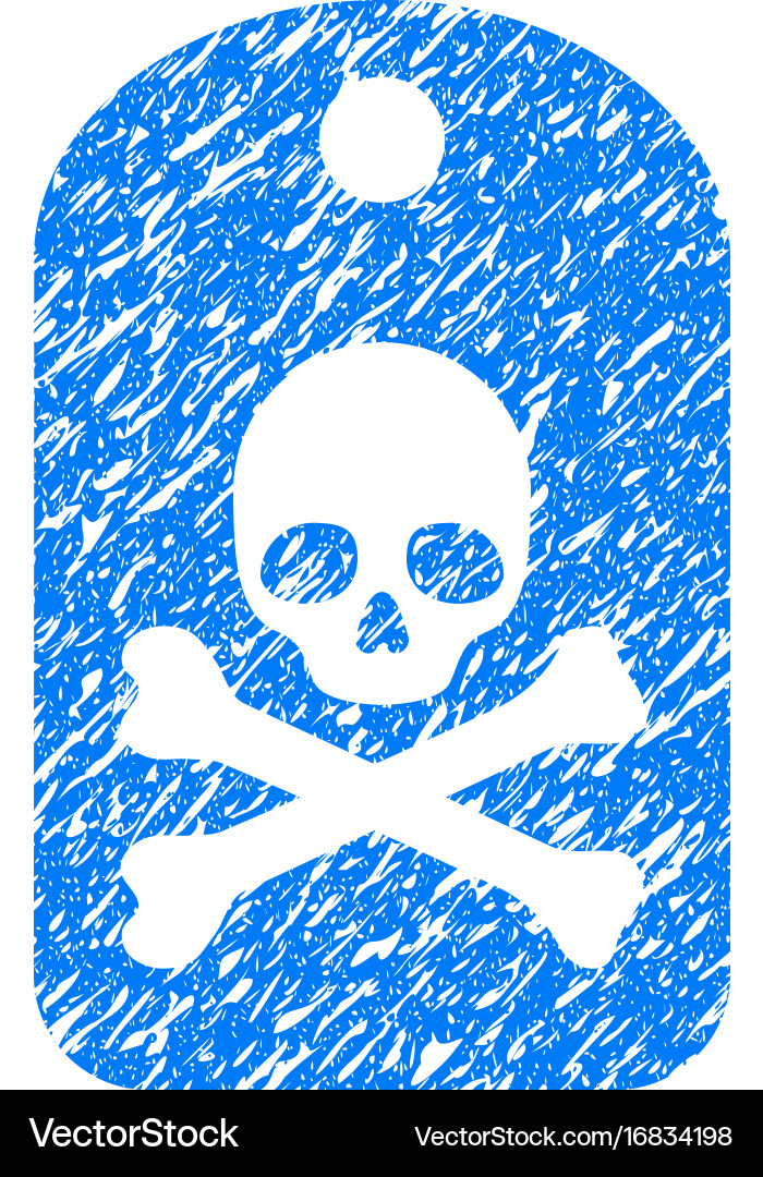 Death sticker grunge icon Royalty Free Vector Image