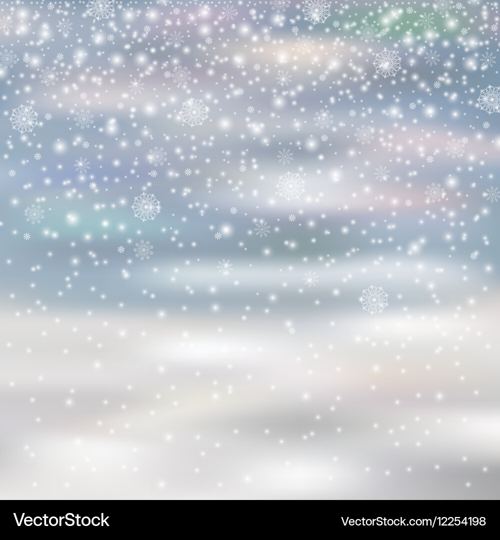 Falling christmas decoration snow isolated Vector Image