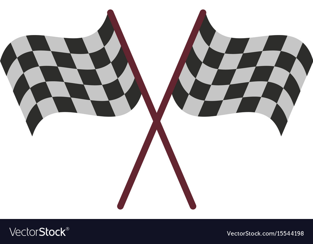 Final lap flags icon image Royalty Free Vector Image