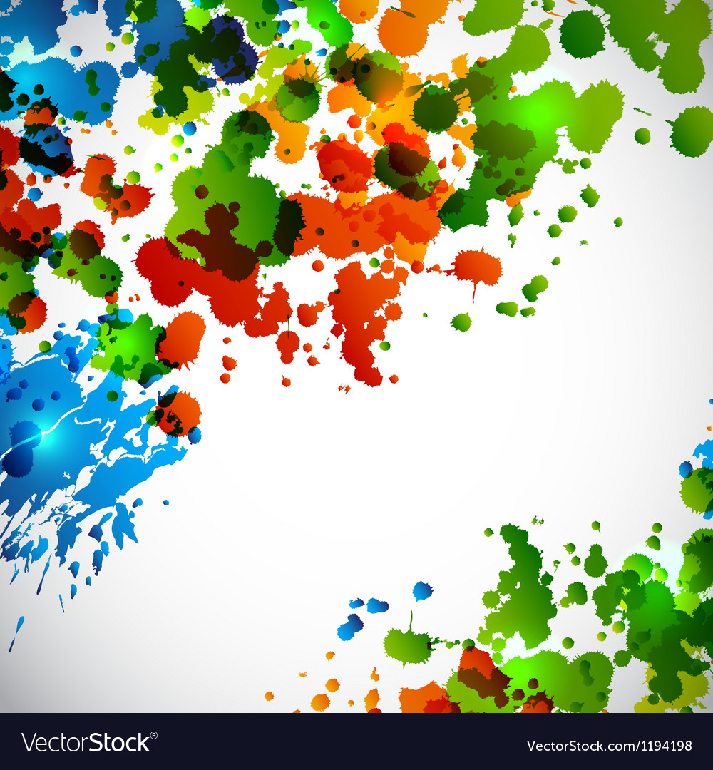 Splash background Royalty Free Vector Image - VectorStock