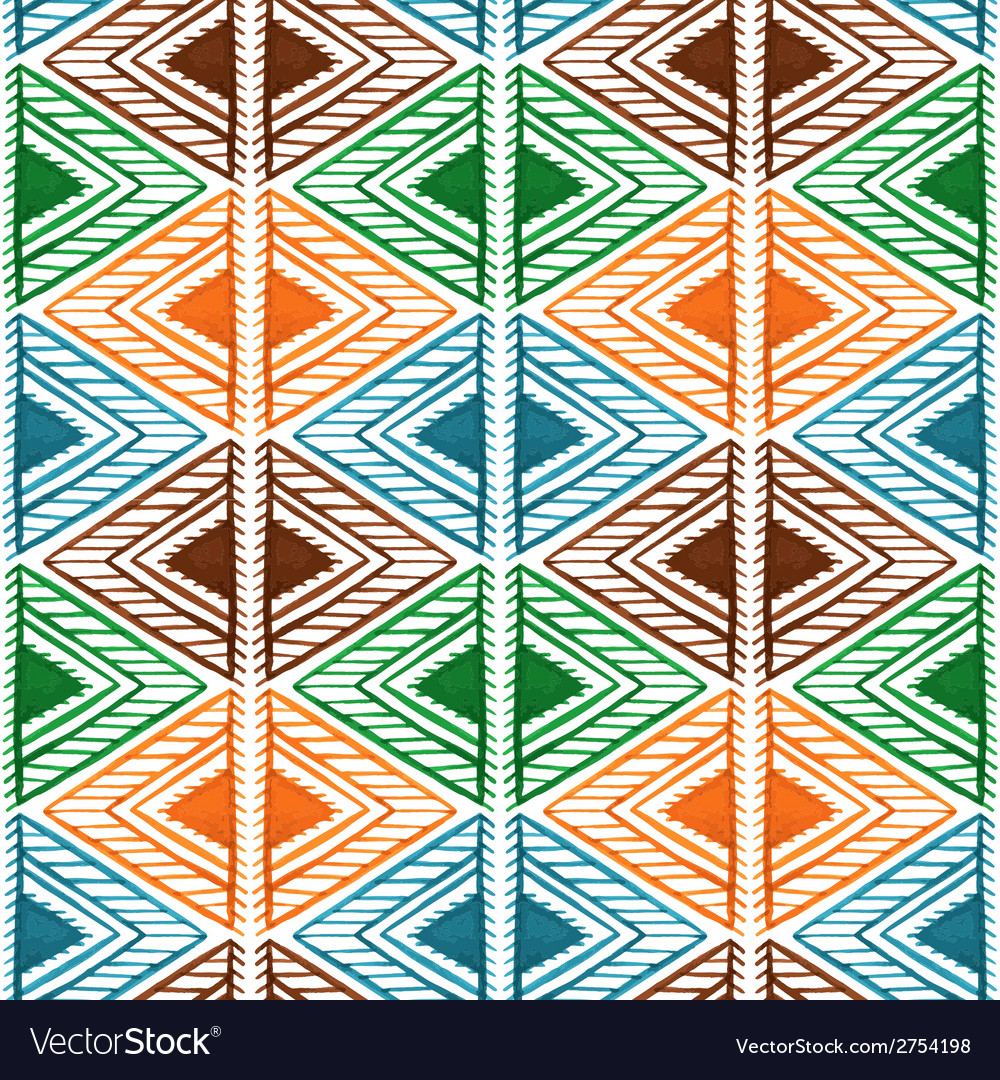 Tribal pattern Royalty Free Vector Image - VectorStock