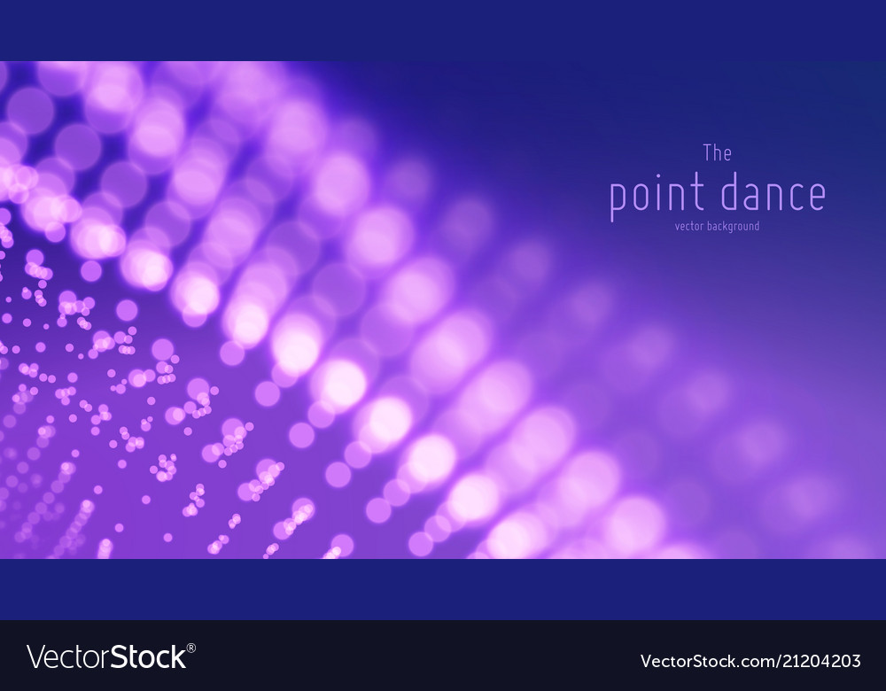 Abstract particle wave points array Royalty Free Vector