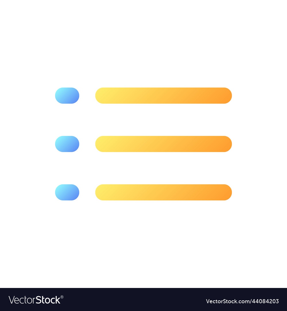 Checklist pixel perfect flat gradient color ui Vector Image Checklist pixel perfect flat gradient color ui Vector Image