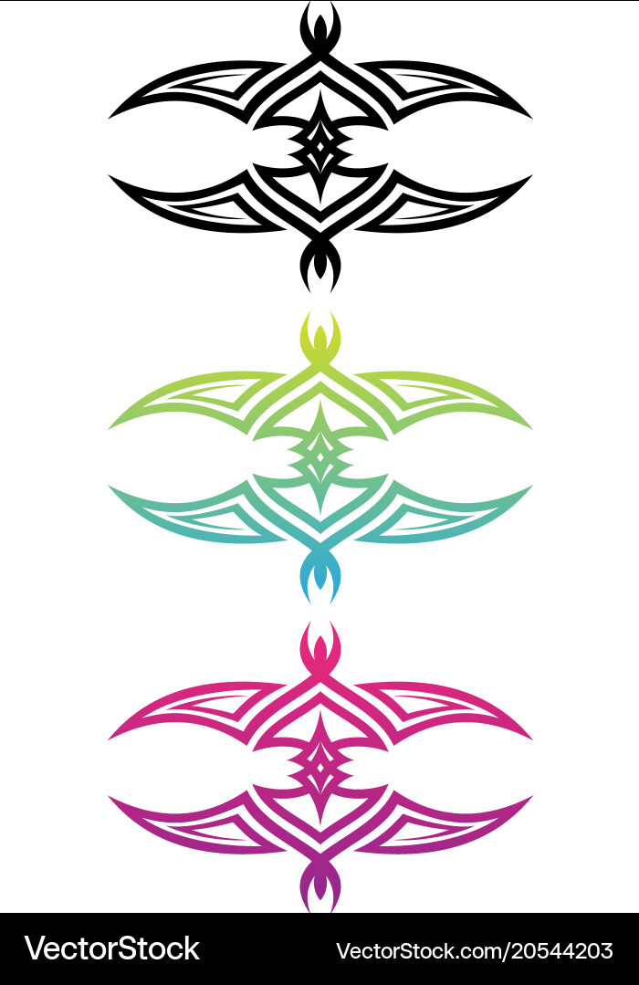 Colorful tribal Royalty Free Vector Image - VectorStock