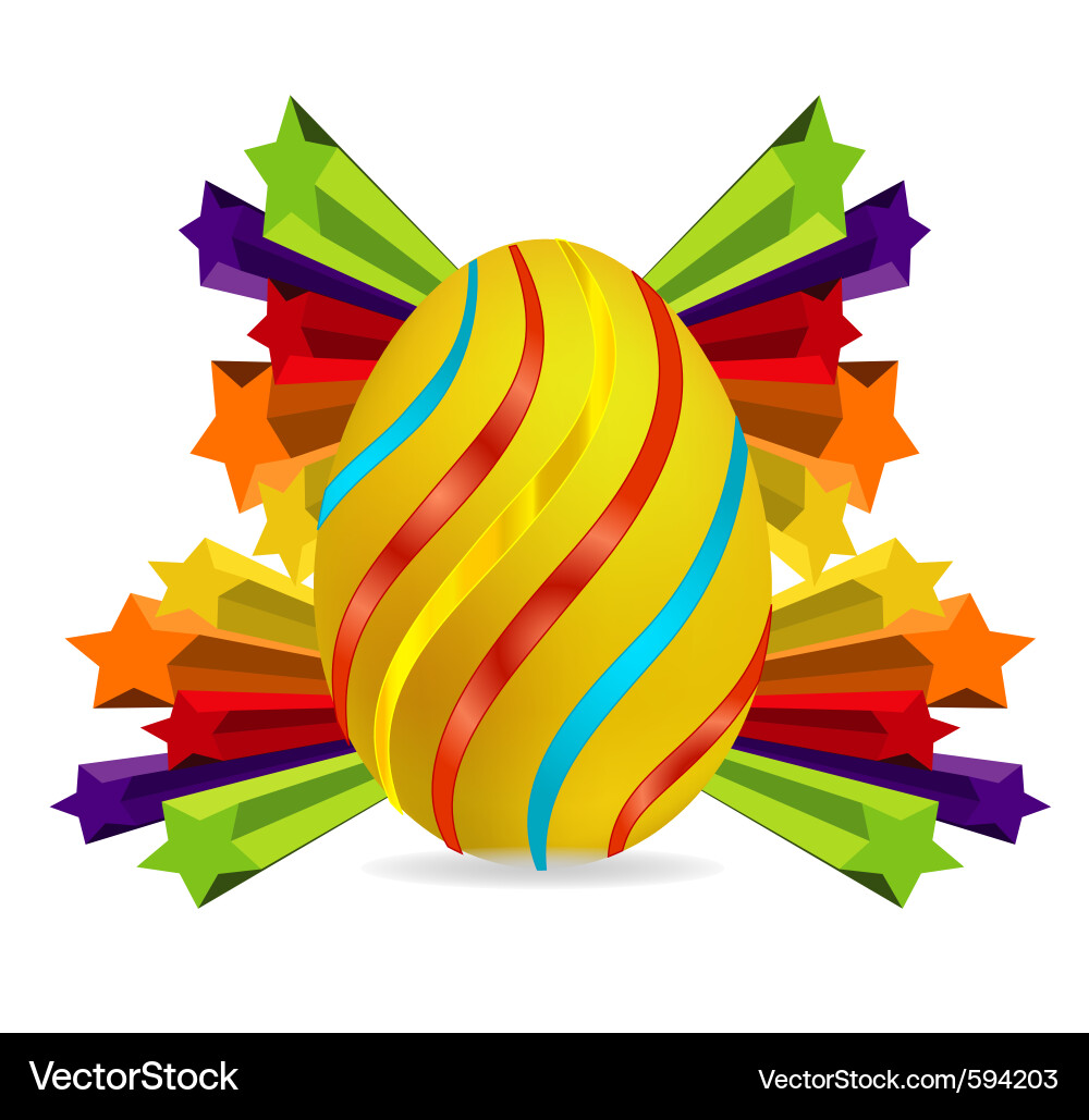 Easter egg Royalty Free Vector Image - VectorStock