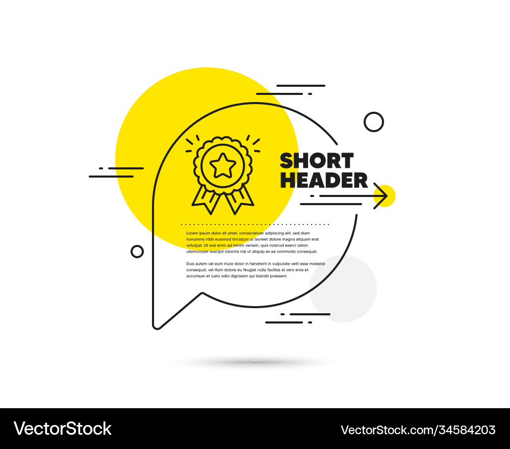 Loyalty award line icon bonus points discount Vector Image