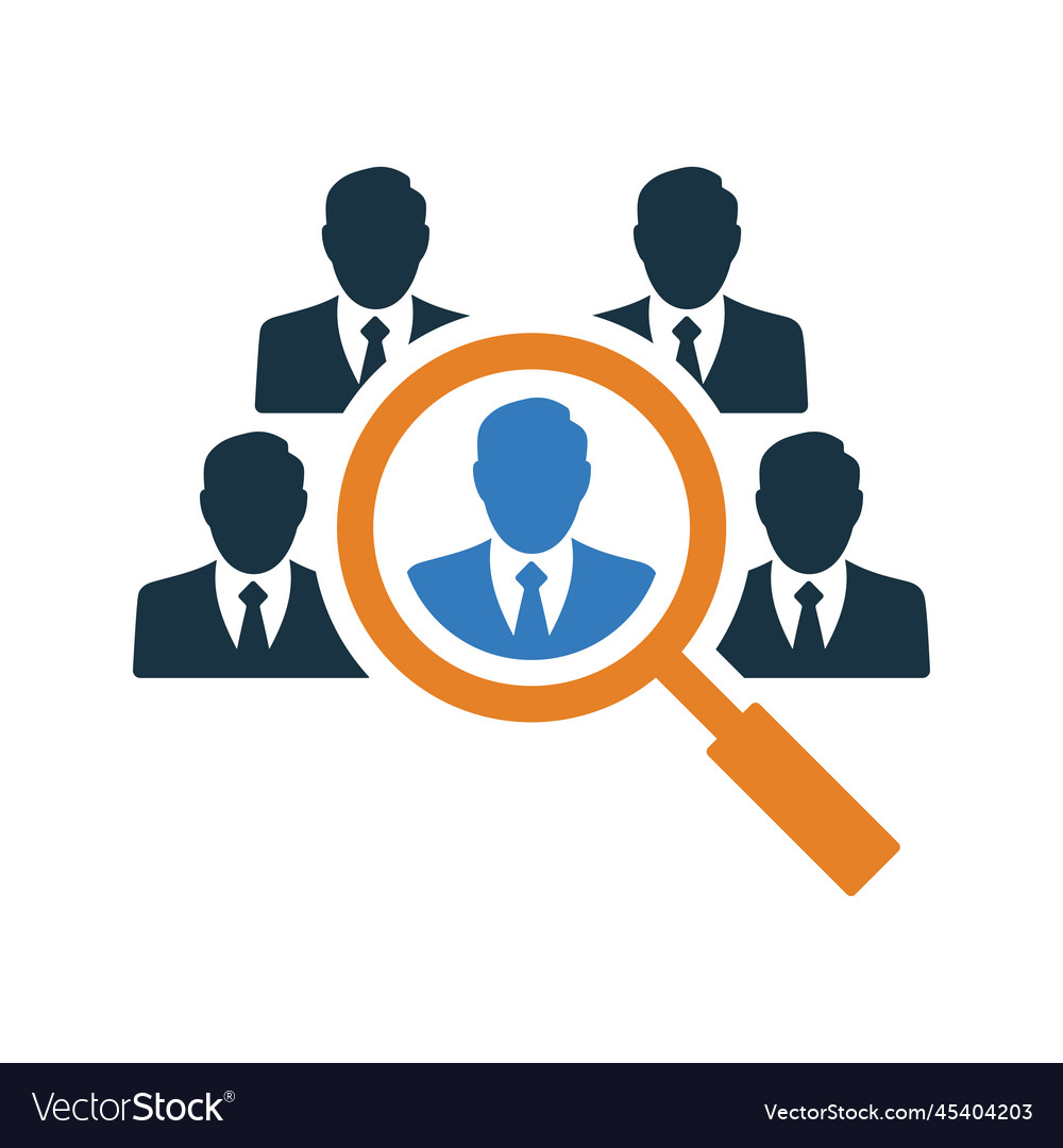 Recruitment icon Royalty Free Vector Image - VectorStock