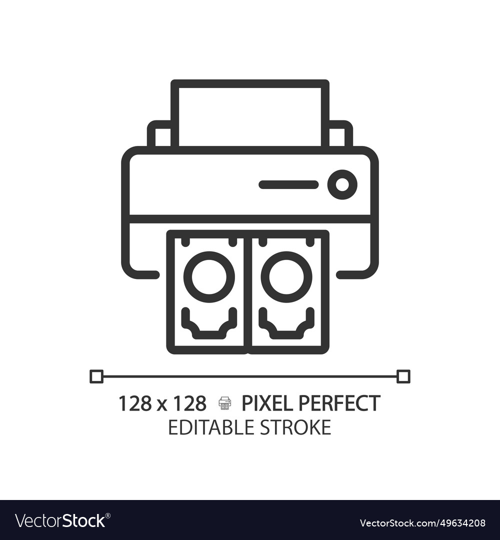 2d thin linear pixel perfect simple black Vector Image 2d thin linear pixel perfect simple black Vector Image