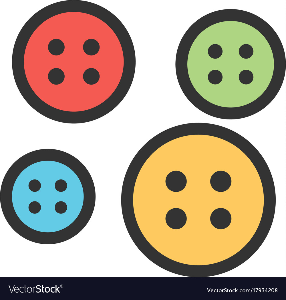 Buttons Royalty Free Vector Image - VectorStock