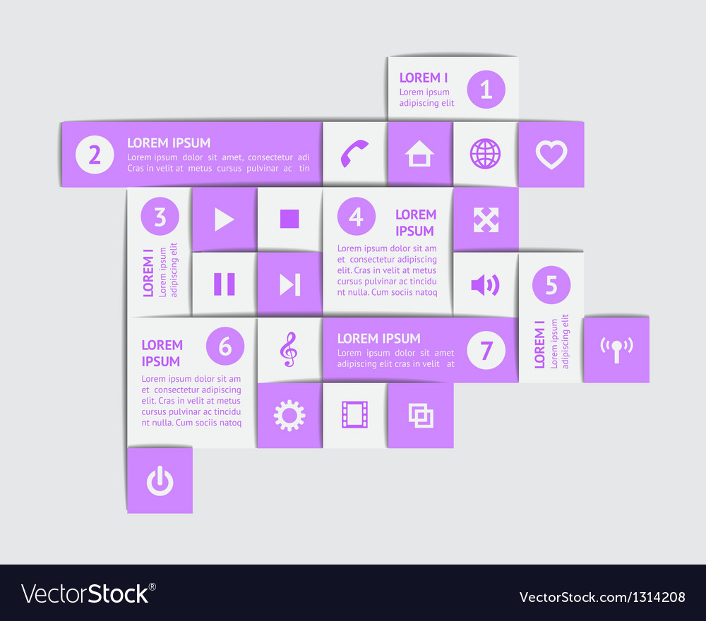Design elements and templates Royalty Free Vector Image