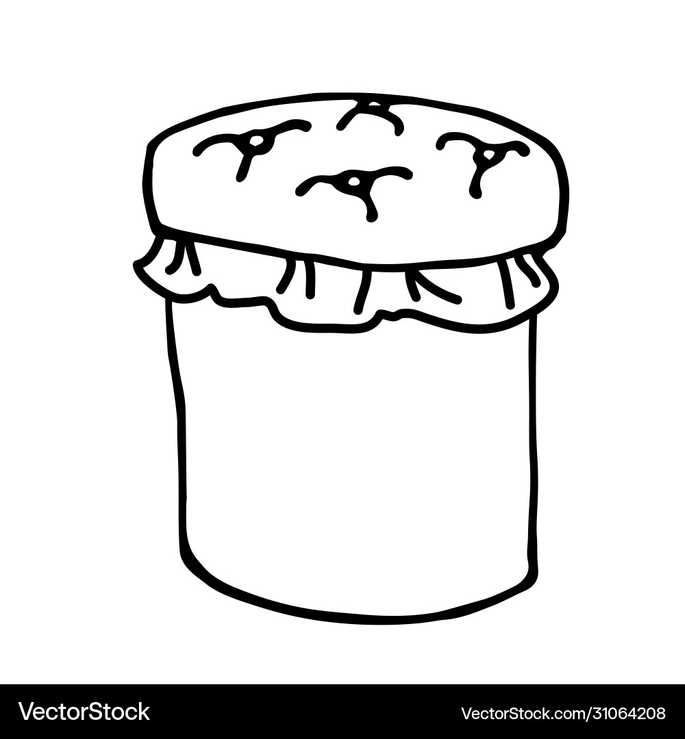 Doddle padded stool made fabric with buttons Vector Image