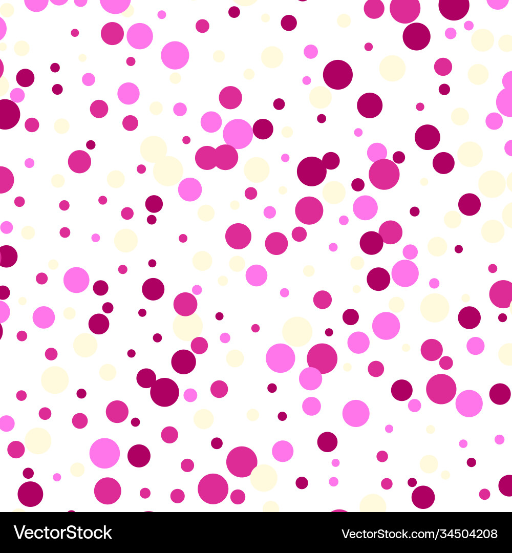 Festive colorful round confetti background Vector Image