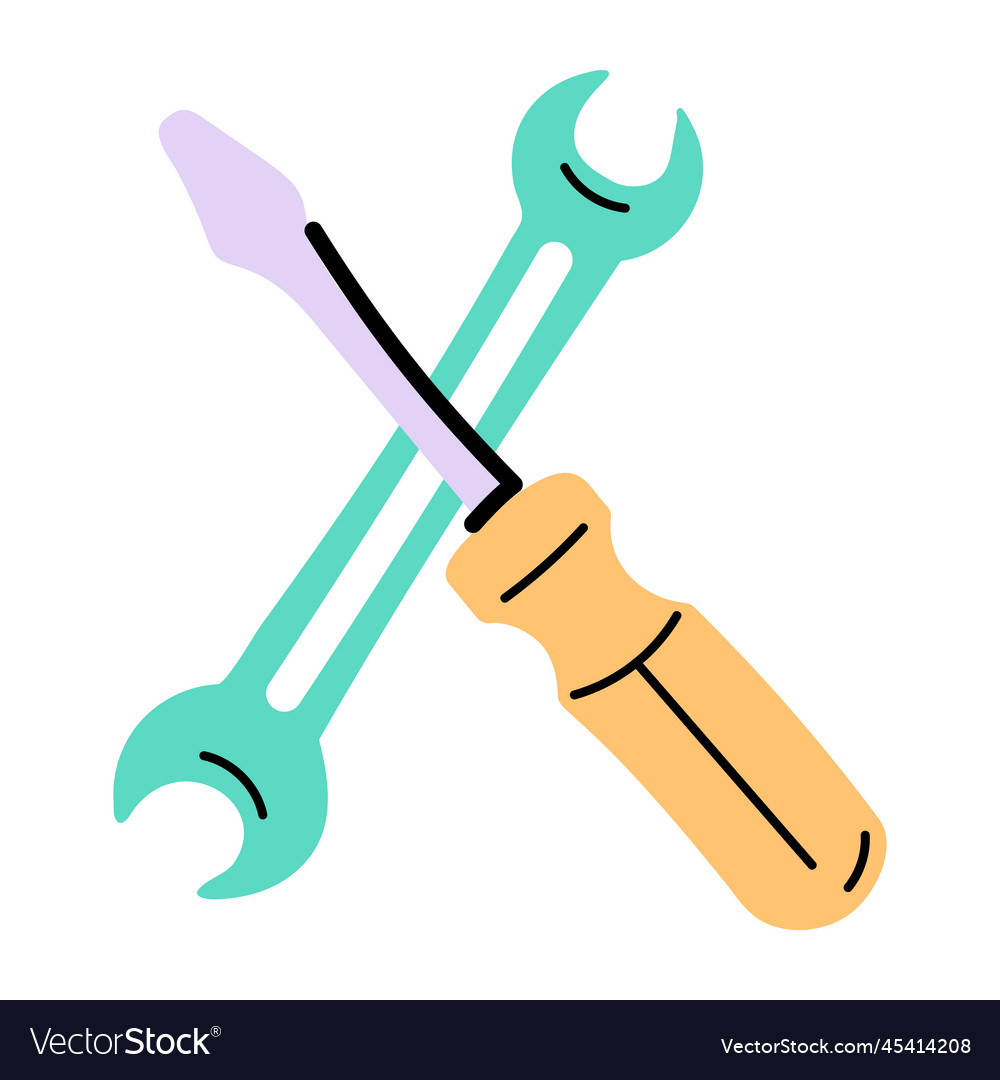 Maintenance tools Royalty Free Vector Image - VectorStock