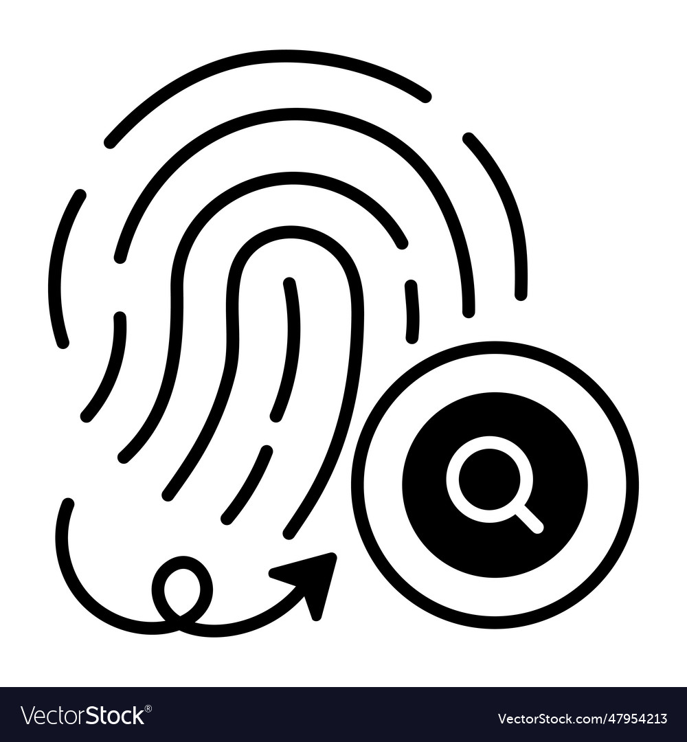 Biometric Royalty Free Vector Image - VectorStock