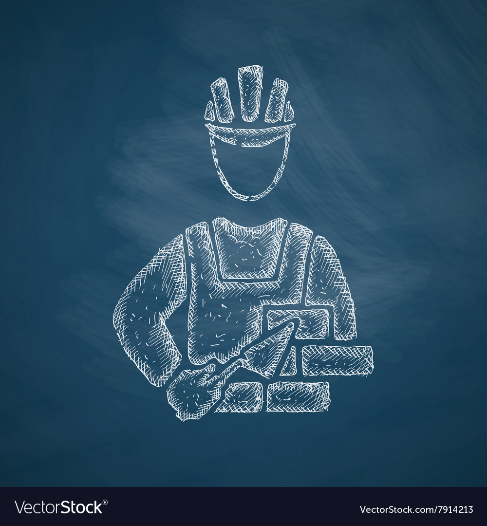 Builder icon Royalty Free Vector Image - VectorStock