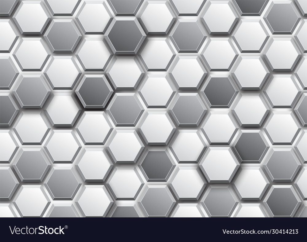 Pattern hexagon background abstract Royalty Free Vector