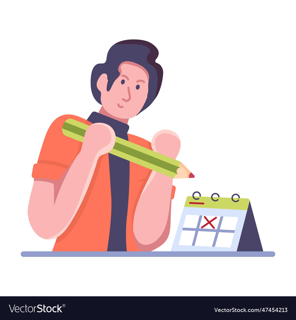 Task scheduling Royalty Free Vector Image - VectorStock