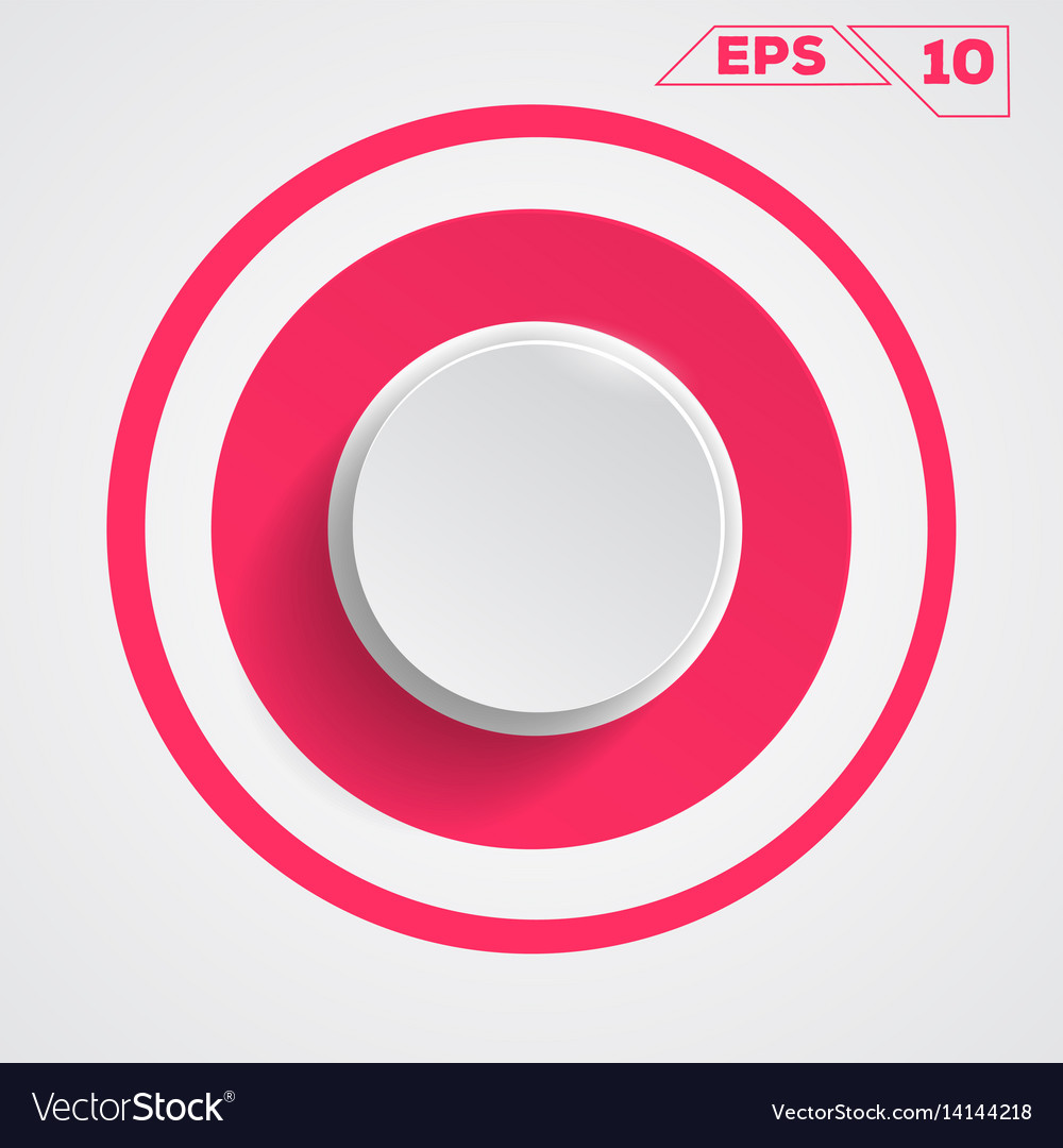 Circle button icon Royalty Free Vector Image - VectorStock