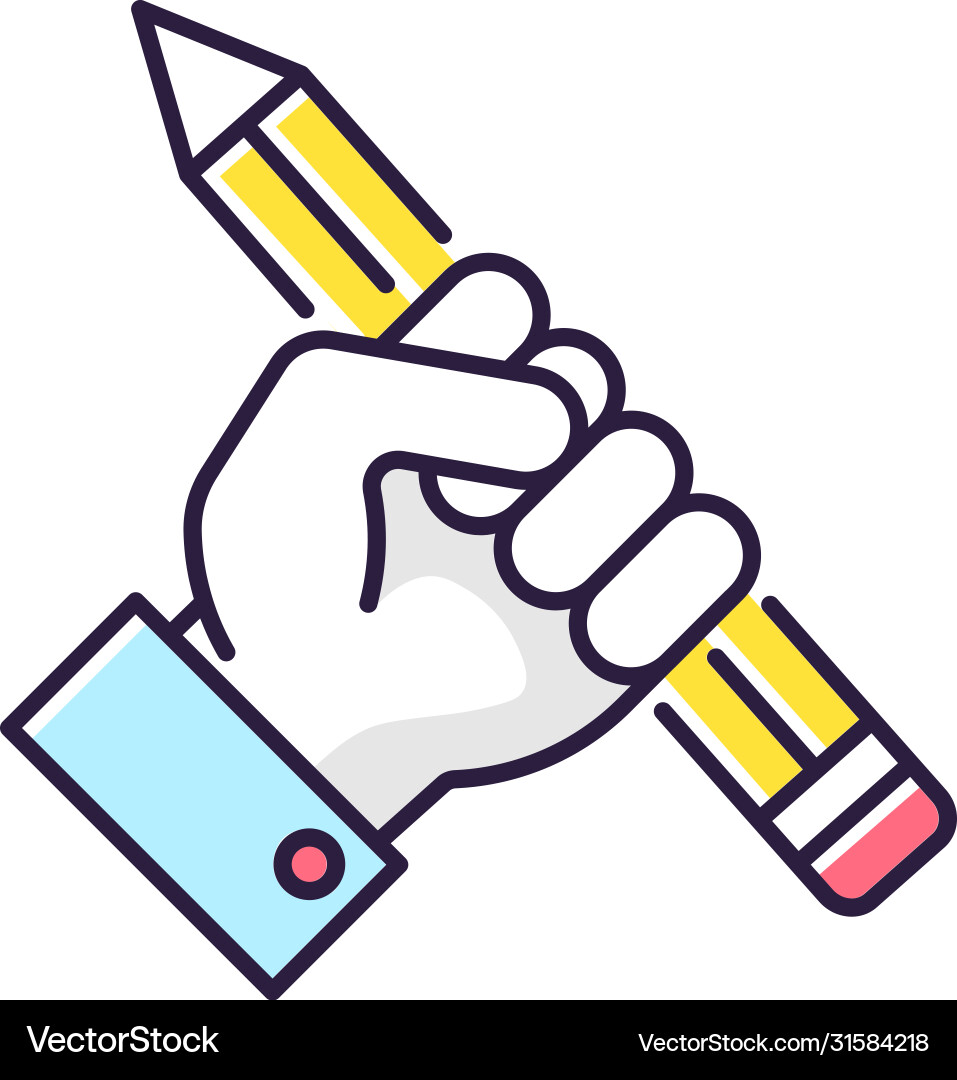 Research rgb color icon Royalty Free Vector Image