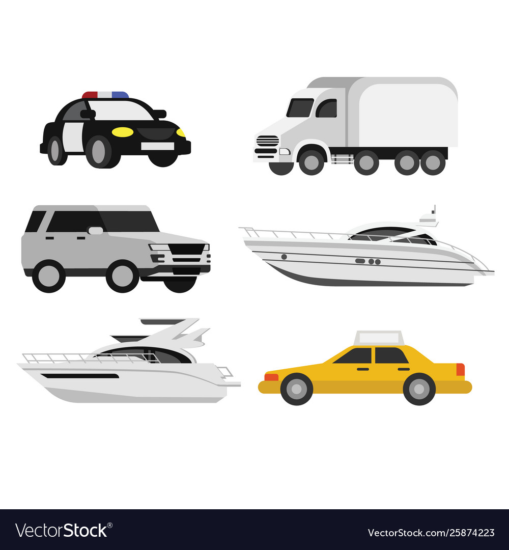Car pattern flat design Royalty Free Vector Image