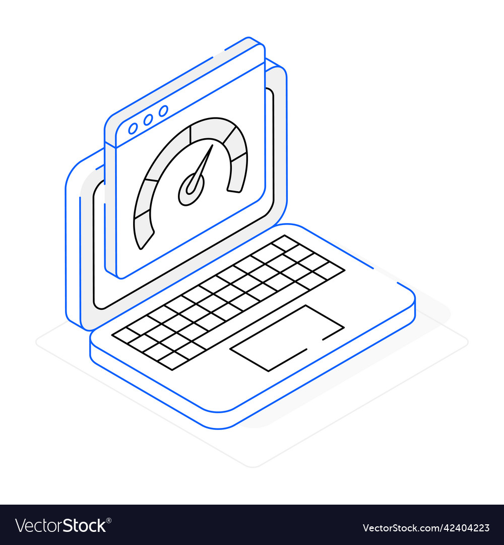 Website performance Royalty Free Vector Image - VectorStock