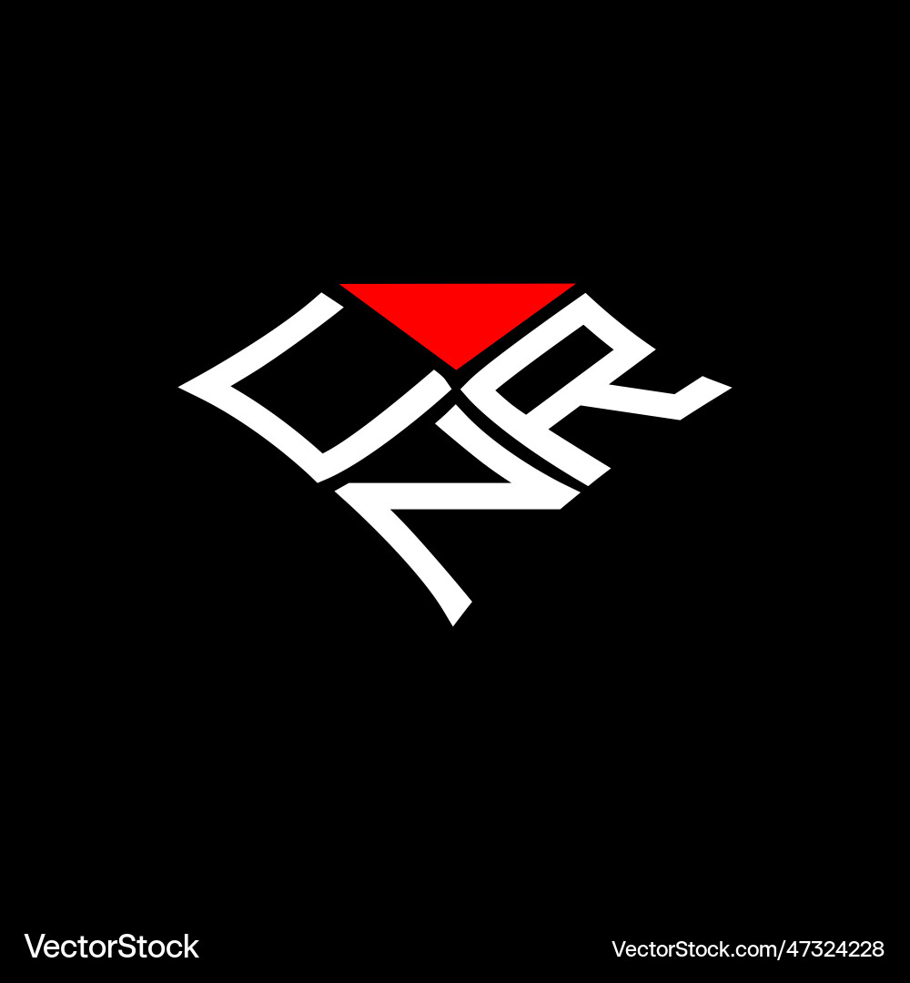 Cnr letter logo creative design with graphic cnr Vector Image